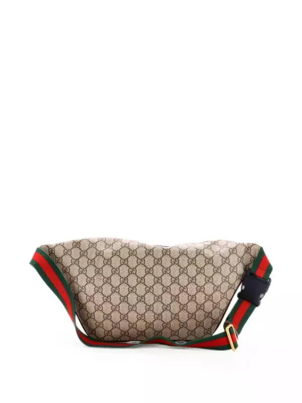 Gucci Gg Coated Canvas Applique Belt Bag
