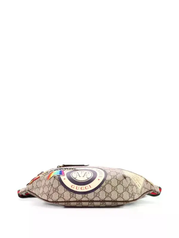 Gucci Gg Coated Canvas Applique Belt Bag