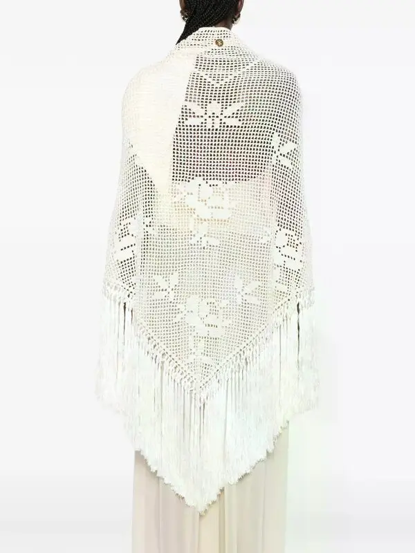 CHIARA IS Crochet Fringed Poncho
