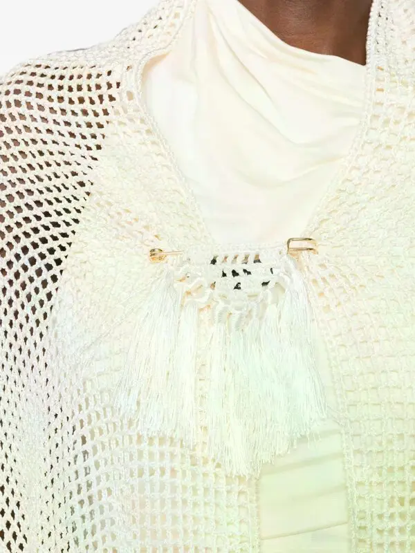 CHIARA IS Crochet Fringed Poncho