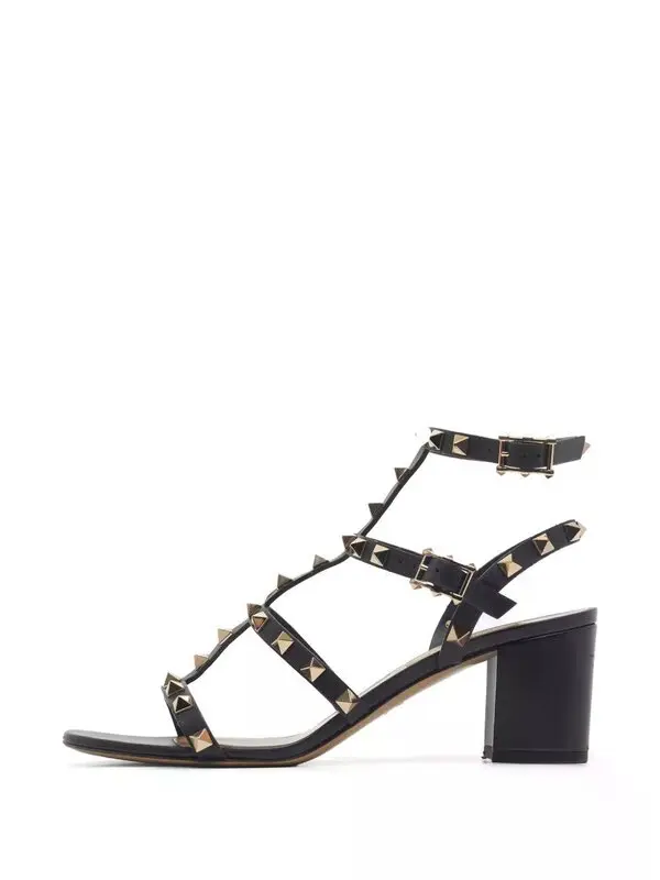 Valentino Garavani Rockstud Caged Sandals - Black