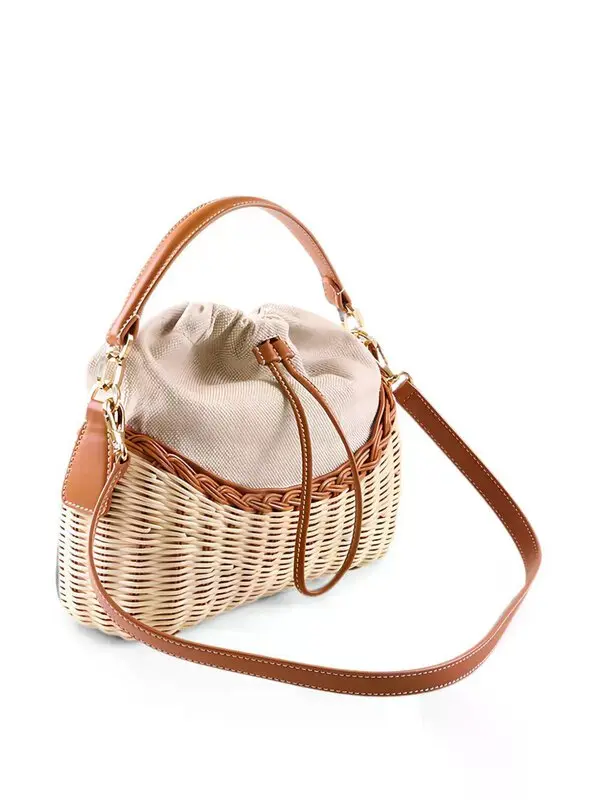 Rodo Adria Wicker Tote Bag