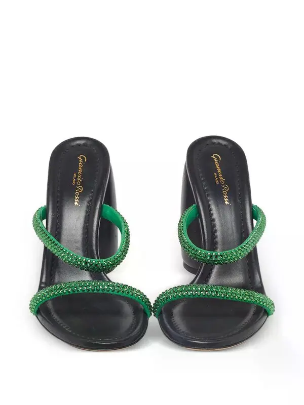 GIANVITO ROSSI Eline Crystal-embellished Heeled Sandals