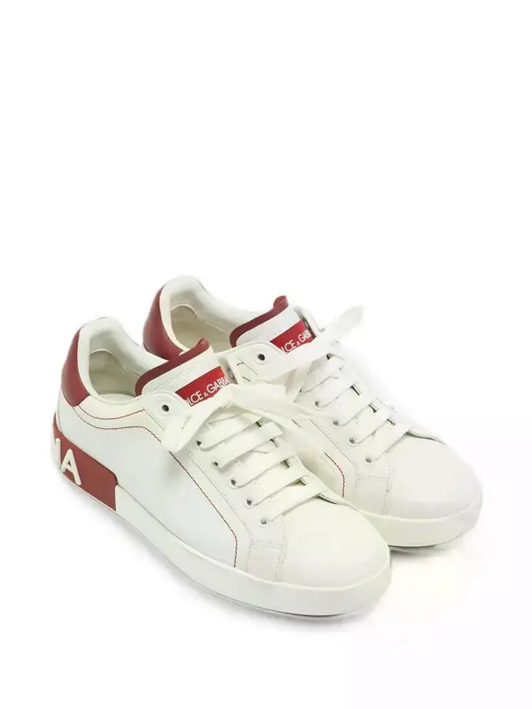 Dolce & Gabbana Portofino Leather Sneakers
