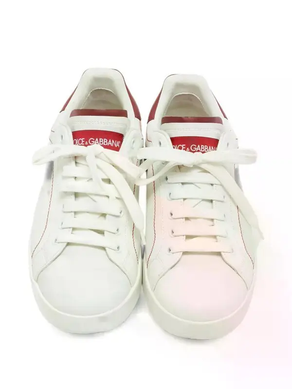 Dolce & Gabbana Portofino Leather Sneakers