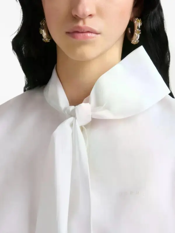 Marni Rhinestone Daisy Hoop Earrings