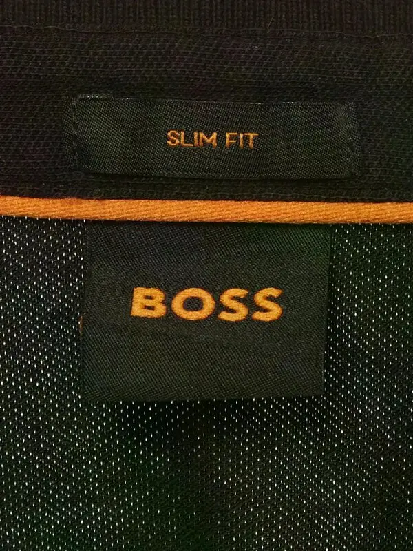 BOSS Piqué-texture Polo T-shirt