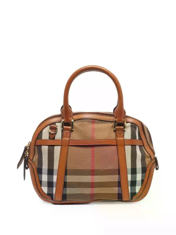 Burberry Orchard House Check Tote Bag