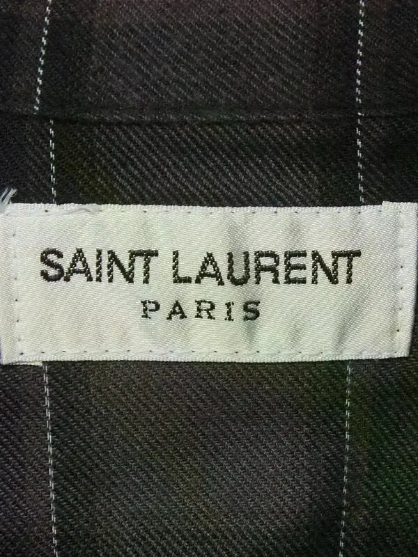 Saint Laurent Plaid-pattern Button-up Shirt