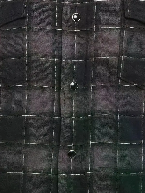 Saint Laurent Plaid-pattern Button-up Shirt