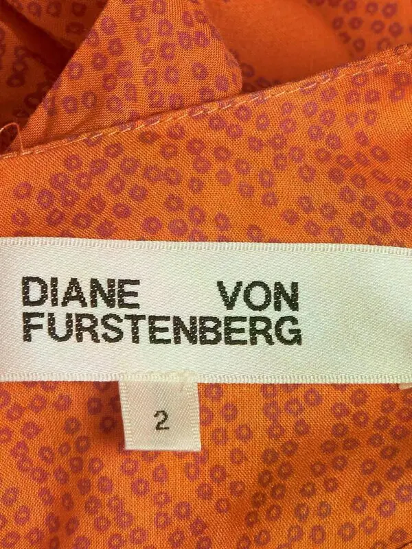 Diane Von Furstenberg Geometric Print Tiered Midi Dress