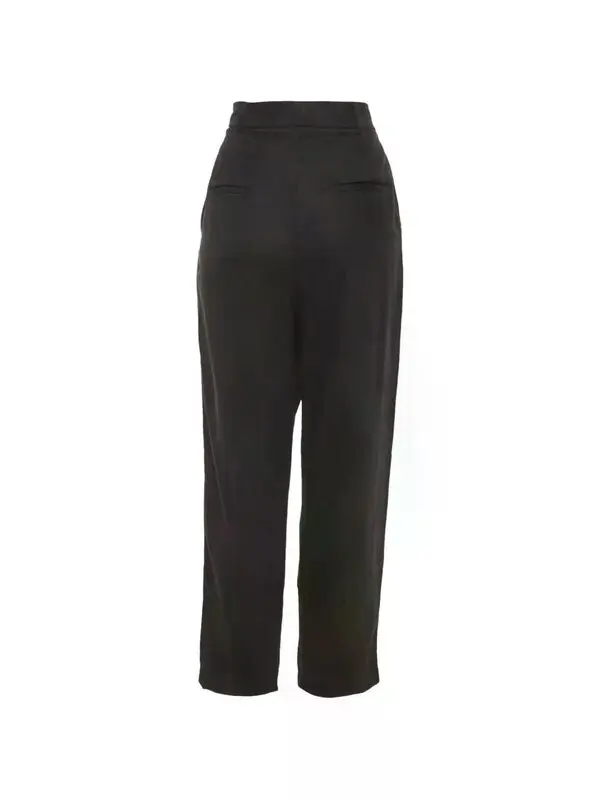 Elisabetta Franchi Pleated Gabardine Trousers
