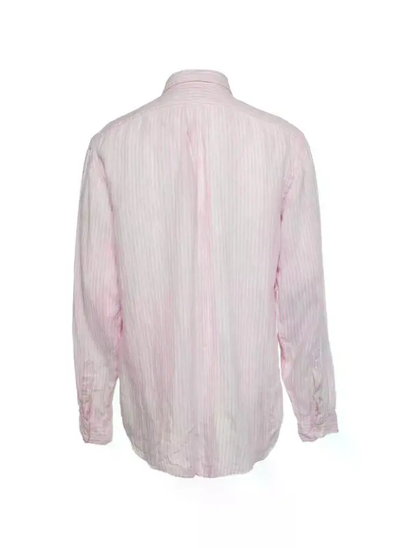 Polo Ralph Lauren Striped Linen Shirt - Pink