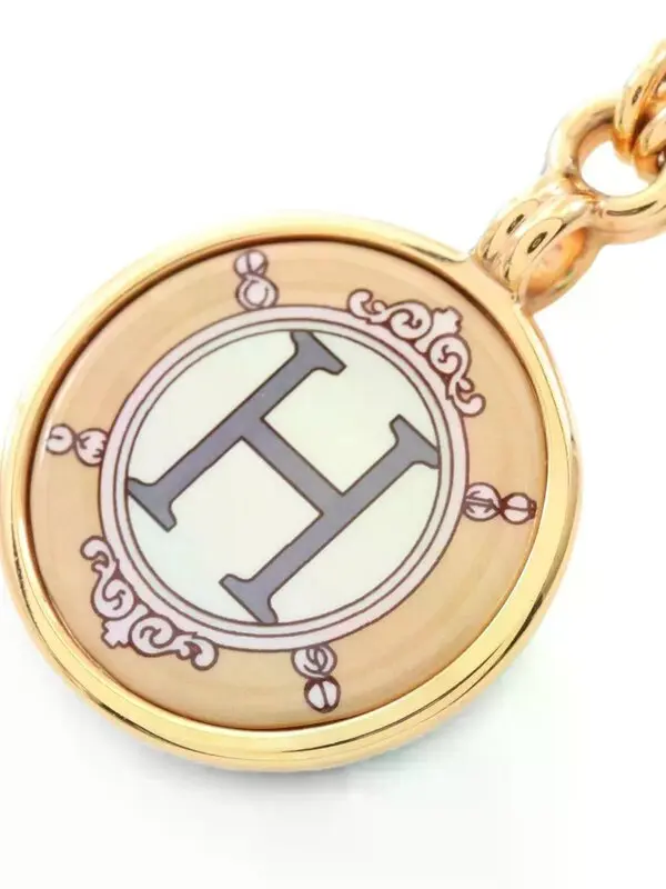 Hermès Medaille Blazon Enamel Necklace