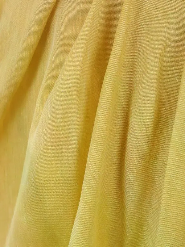 Zimmermann V-neck Draped Midi Dress