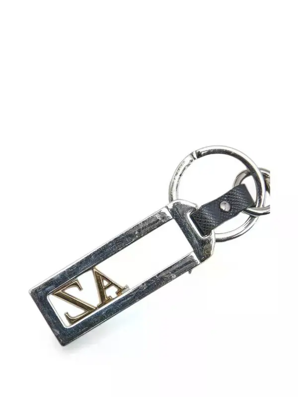 Prada Saffiano Leather Keychain
