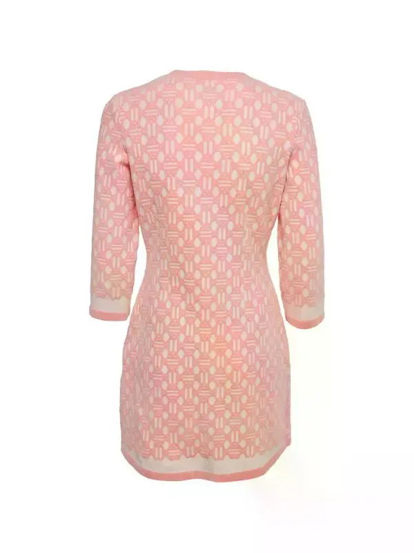 Maje Jacquard Knit Mini Dress
