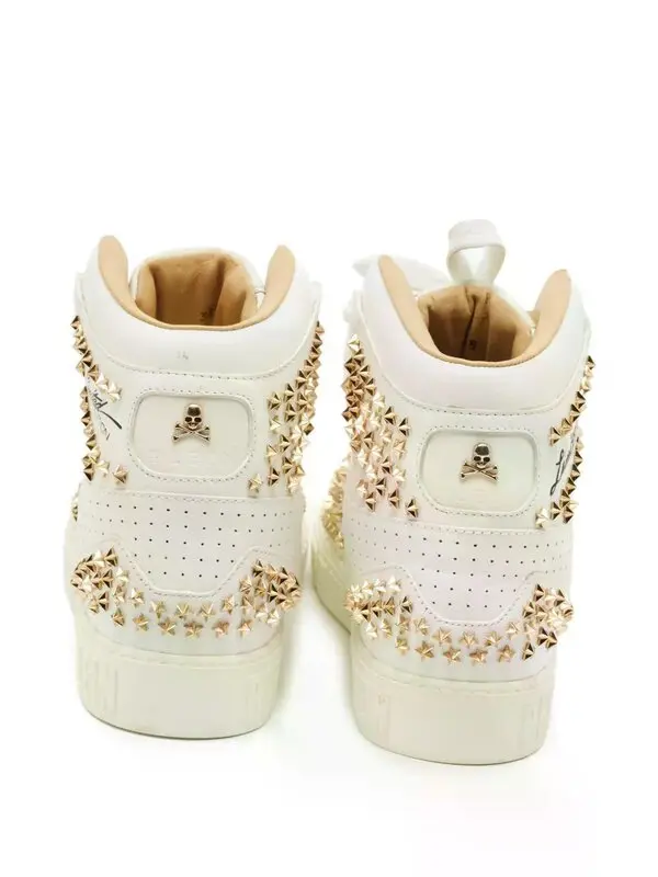 Philipp Plein Notorious Studded High-top Sneakers