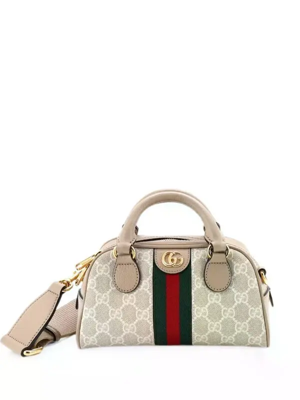 Gucci Ophidia Convertible Boston Top Handle Bag - Neutrals