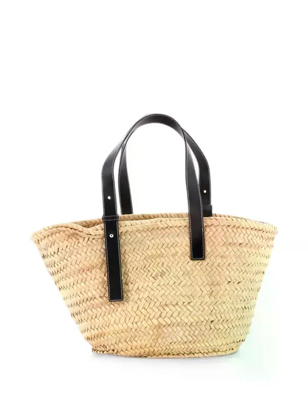 Loewe Medium Basket Raffia Tote Bag
