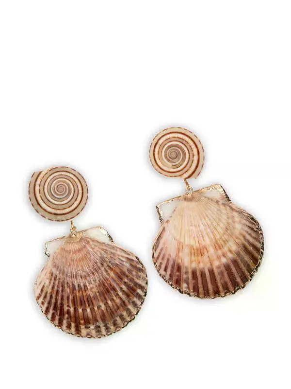 JENNIFER BEHR Roma Shell-pendant Earrings