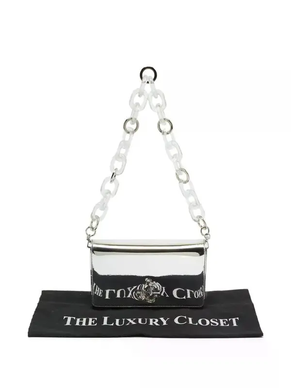JIMMY CHOO Varenne Acrylic Chain Shoulder Bag