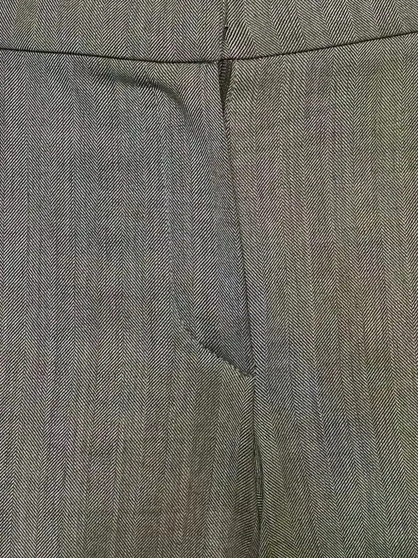 Brunello Cucinelli Herringbone Turn-up Trousers