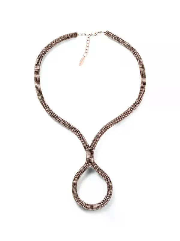 Brunello Cucinelli Beaded Chain Necklace