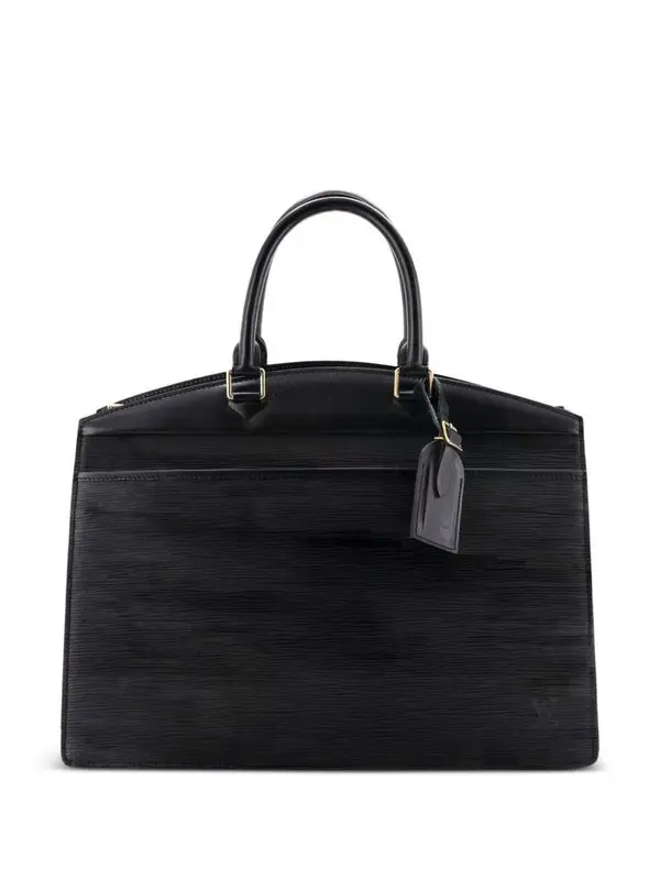LOUIS VUITTON Riviera Handbag Epi Leather Tote Bag - Black