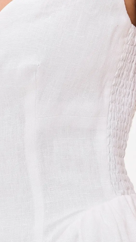 REFORMATION Birdie Linen Dress
