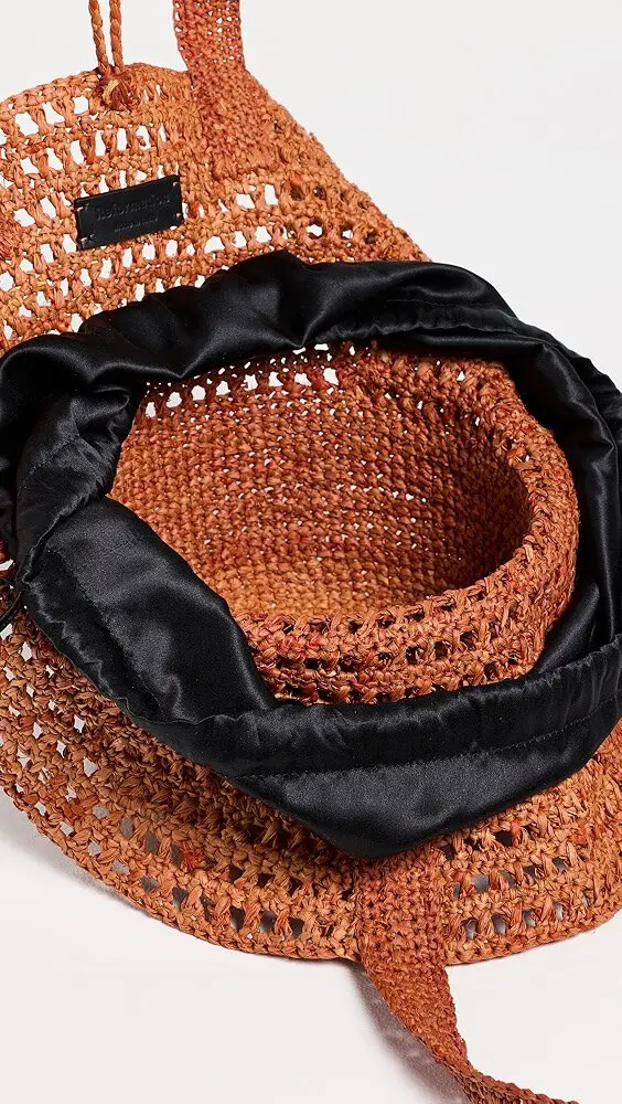 REFORMATION Sonia Raffia Hat Bag