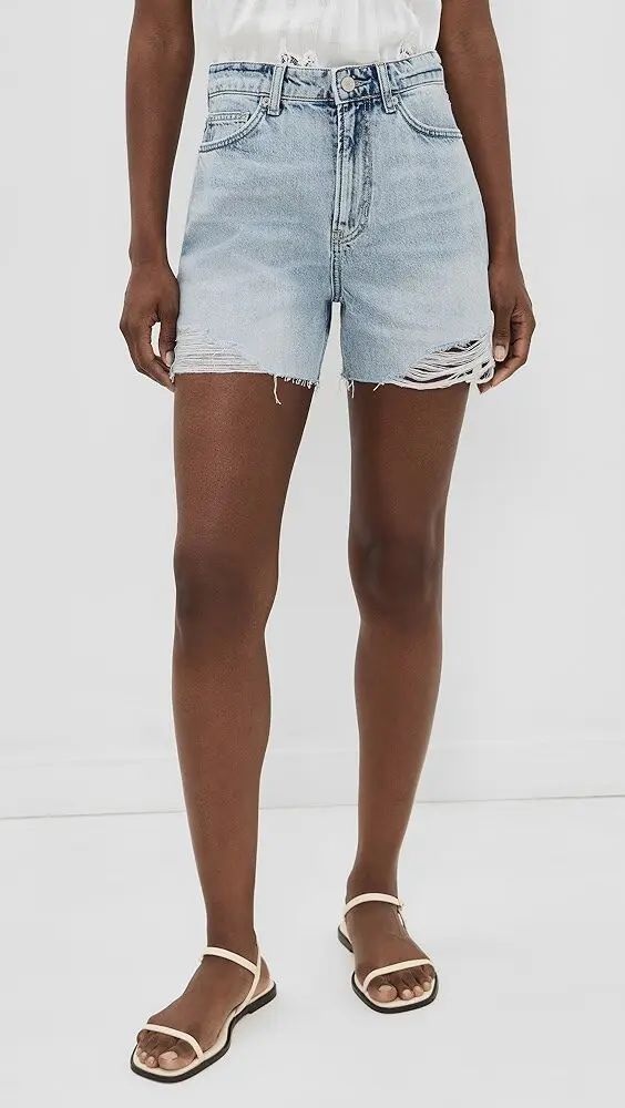 REFORMATION Saige Denim Shorts