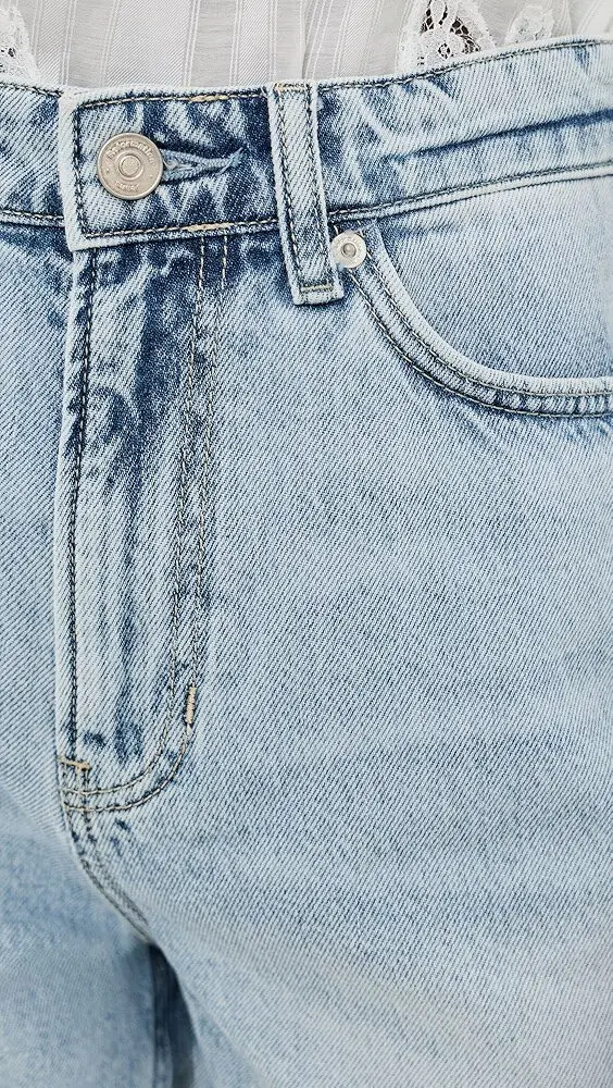 REFORMATION Saige Denim Shorts