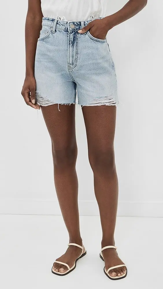 REFORMATION Saige Denim Shorts