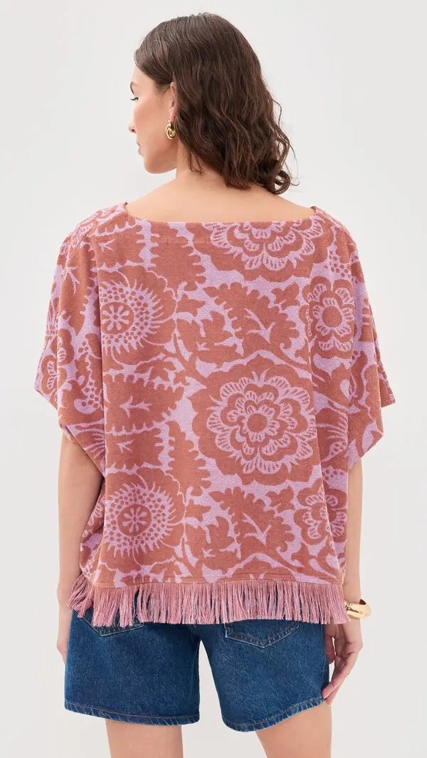 Essentiel Antwerp Jorlando Terry Cloth V-neck Top
