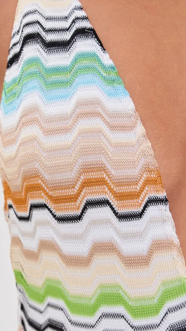 Missoni Chevron Pattern One Piece Swimsuit