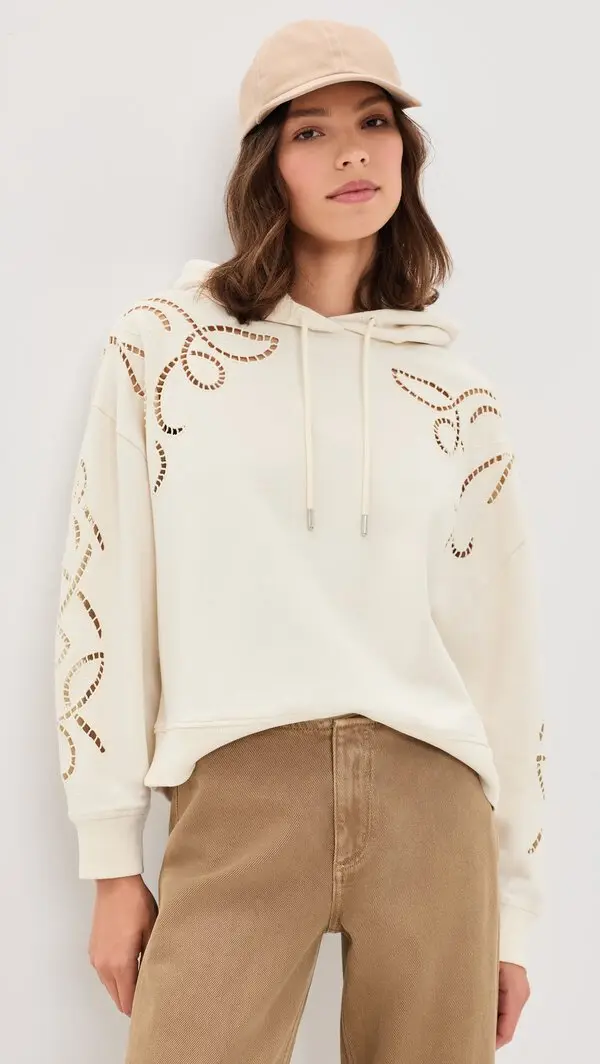 Ba&sh Beni Embroidered Hoodie