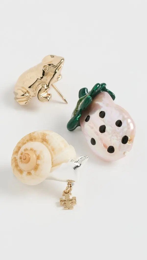 Tory Burch Curiosity Charm Pin Set