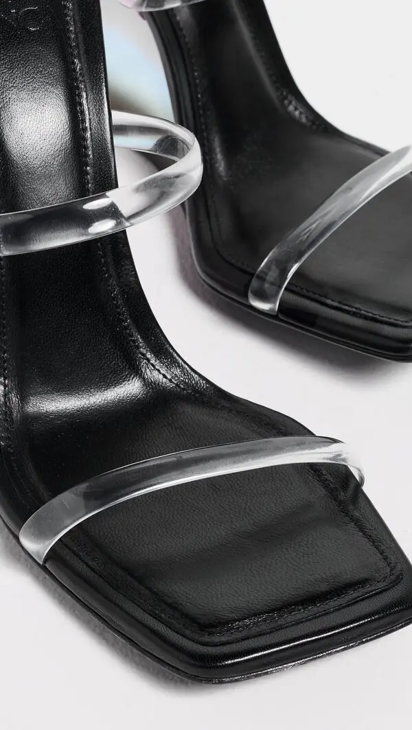 Casablanca Plexi Wedge Sandals