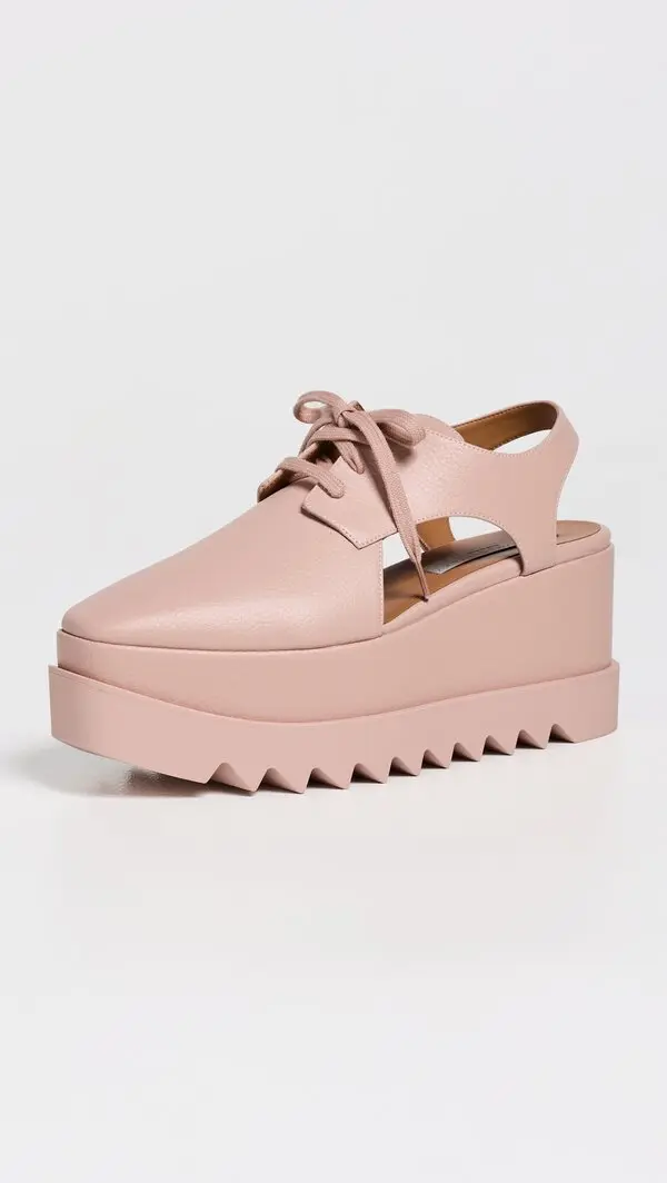 Stella McCartney Elyse Eco Grainy Alter Mat Slingbacks