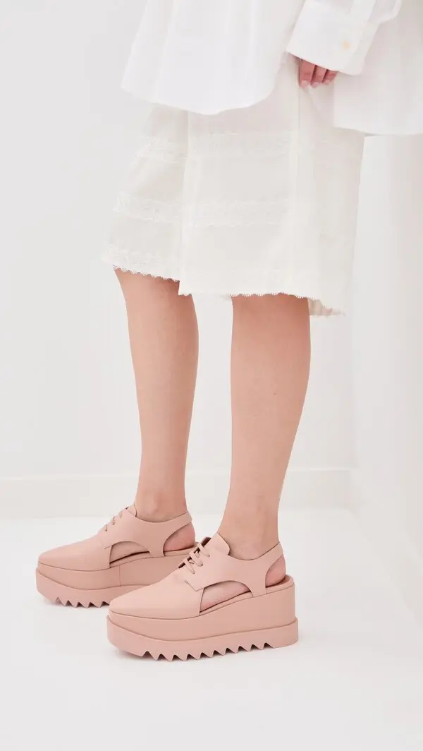 Stella McCartney Elyse Eco Grainy Alter Mat Slingbacks