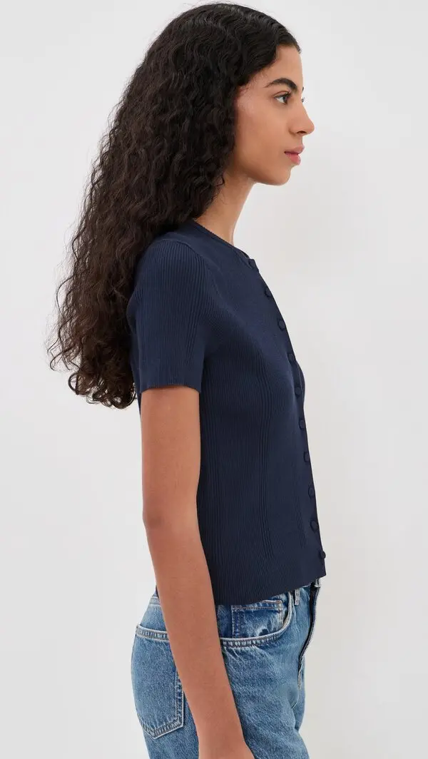 Vince Ribbed Cardigan