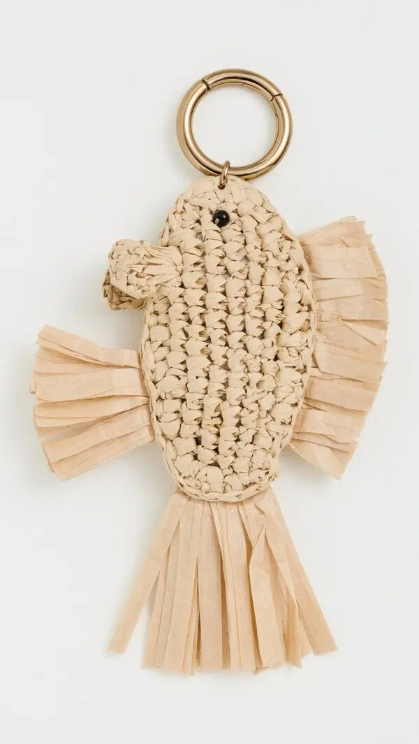 Madewell Crochet Fish Bag Charm