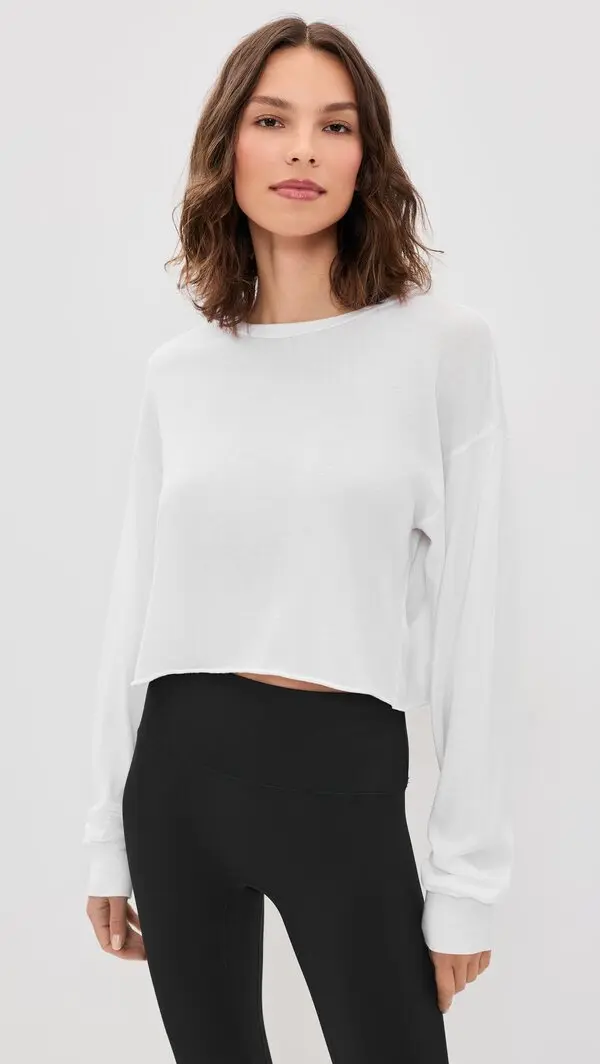 Year Of Ours Cropped Long Sleeve Tee