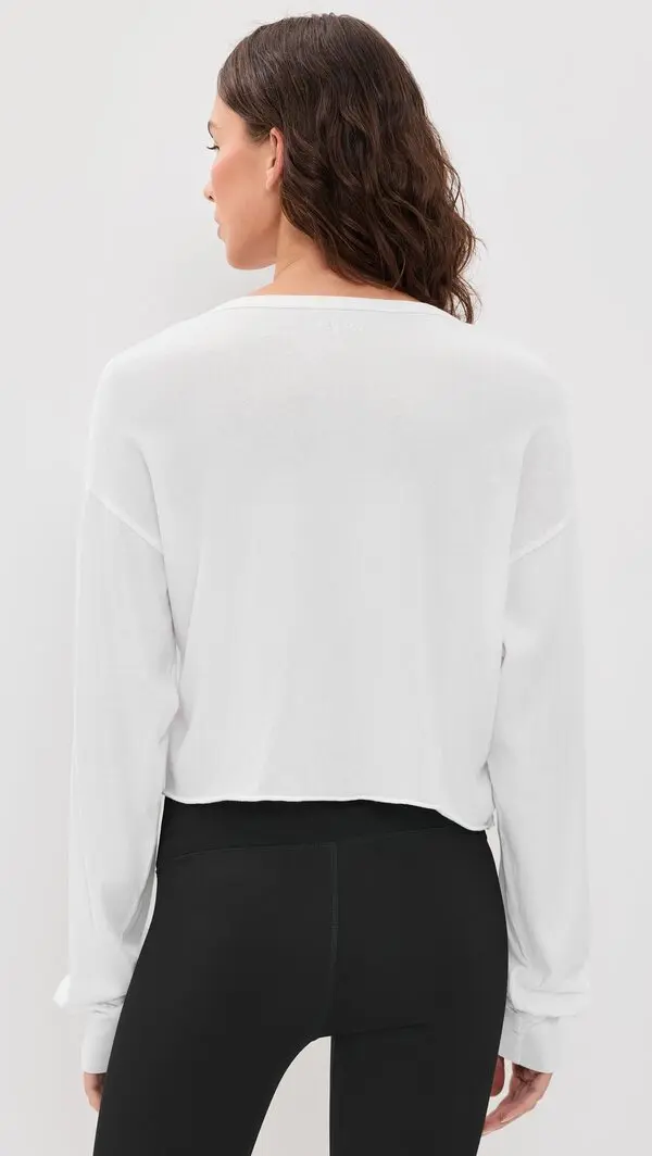 Year Of Ours Cropped Long Sleeve Tee