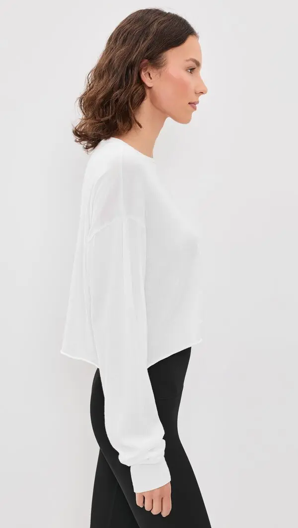 Year Of Ours Cropped Long Sleeve Tee