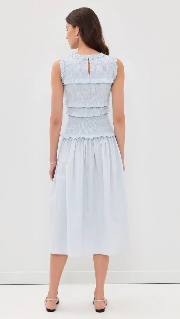 ROWING BLAZERS Cotton Smocked Dress