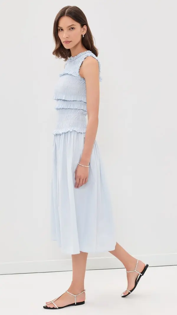ROWING BLAZERS Cotton Smocked Dress