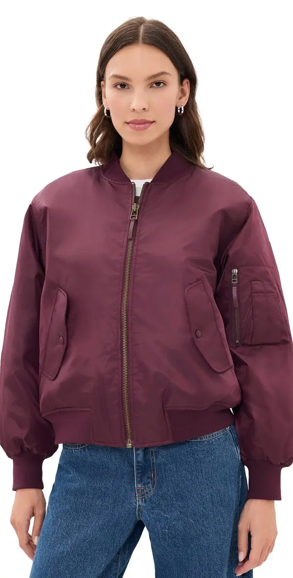 ANINE BING Leon Bomber Jacket - Fig
