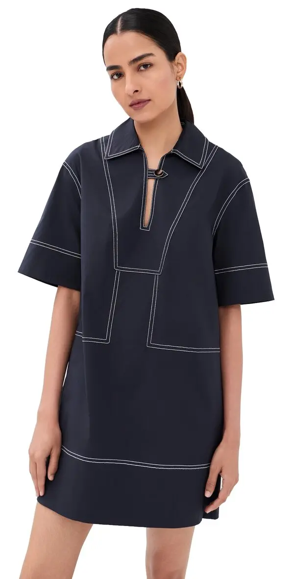 Veronica Beard Phelix Dress - Navy